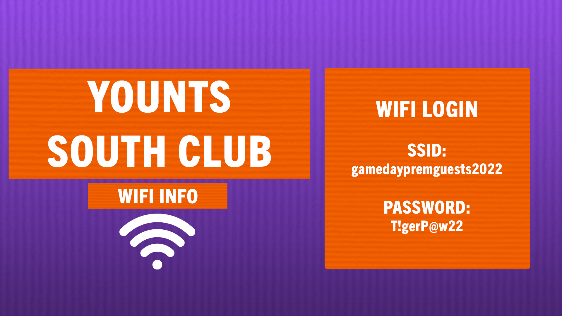 IPTAY Hospitality Gameday Hub-YSC – IPTAY