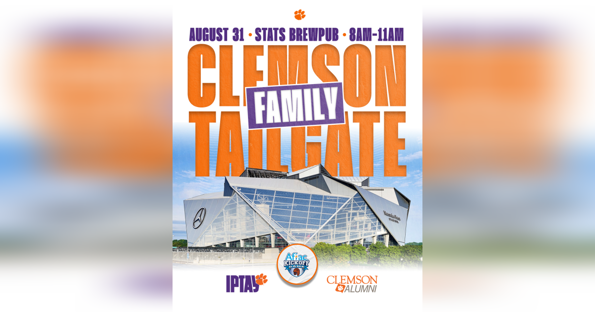 Clemson Family Tailgate Kicks Off The 2024 Football Season In Atlanta ...