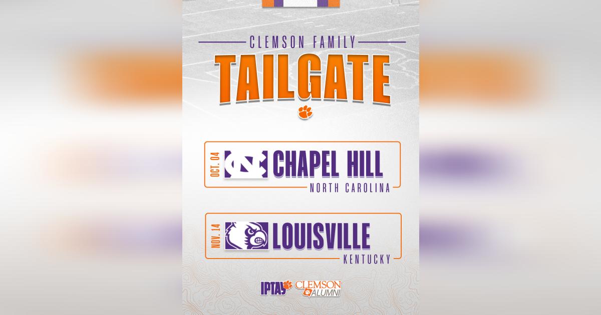 Clemson Family Tailgates Set For 2025 – IPTAY